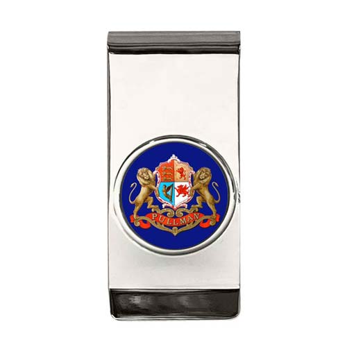 UK Gift Shop Pullman Train Crest Money Clip