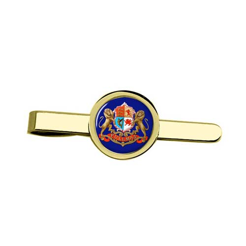 UK Gift Shop Pullman Train Crest Tie Clip