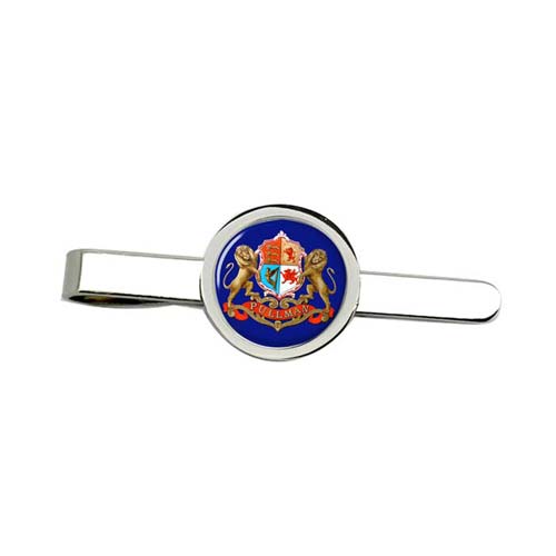 UK Gift Shop Pullman Train Crest Tie Clip