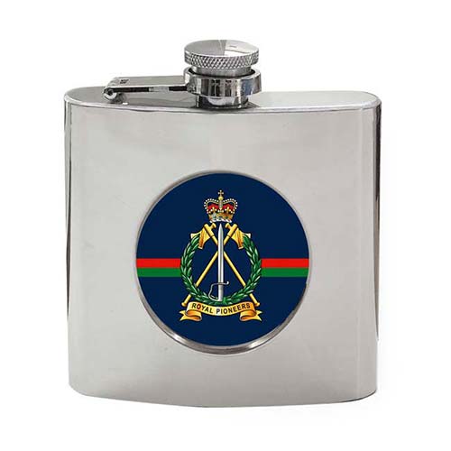 UK Gift Shop Royal Pioneer Corps, British Army Hip Flask