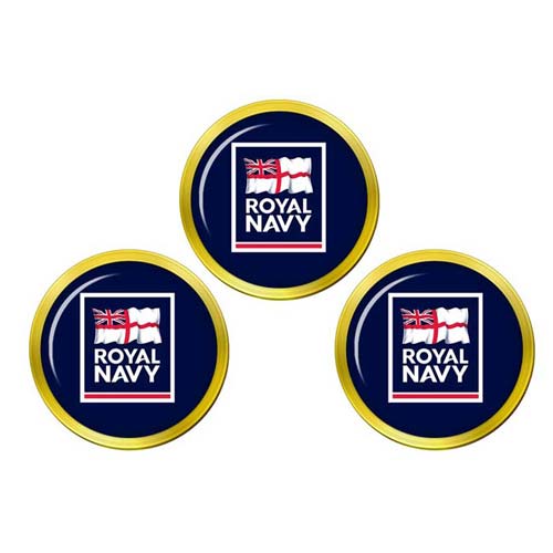 UK Gift Shop Royal Navy Logo Golf Ball Markers