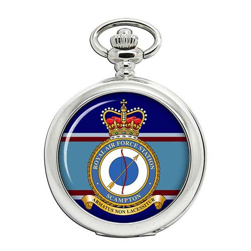 UK Gift Shop RAF Station Scampton, Queen's Crown Pocket Watch