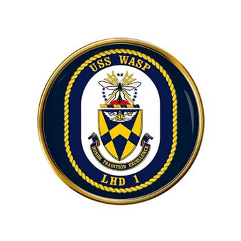 UK Gift Shop USS Wasp Pin Badge