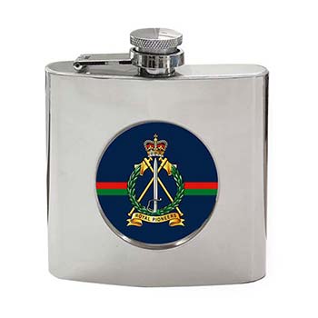 UK Gift Shop Royal Pioneer Corps, British Army Hip Flask